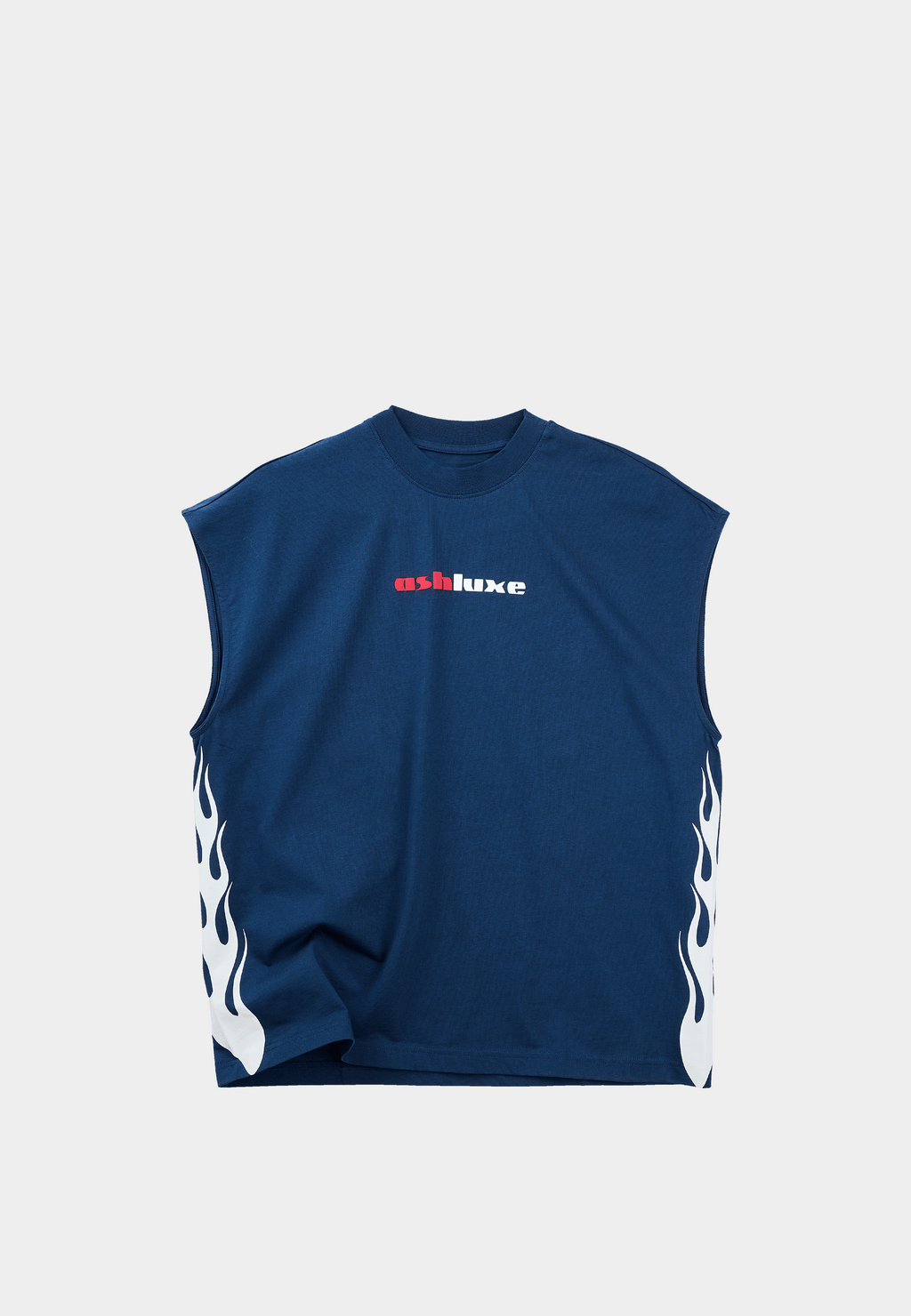 Flame Tank Top Blue – ASHLUXURY