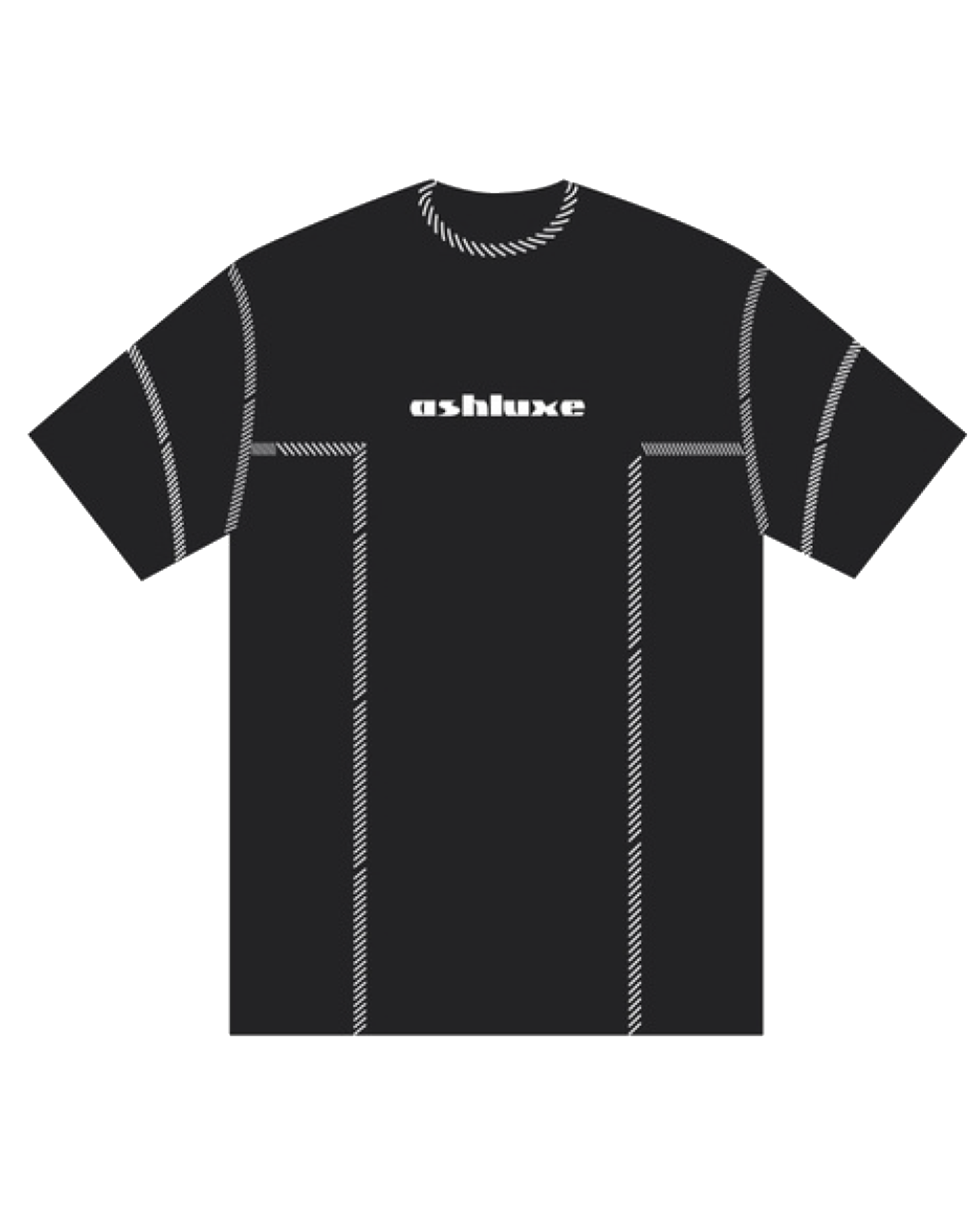 Ashluxe Double Threaded T-shirt - Black – ASHLUXURY